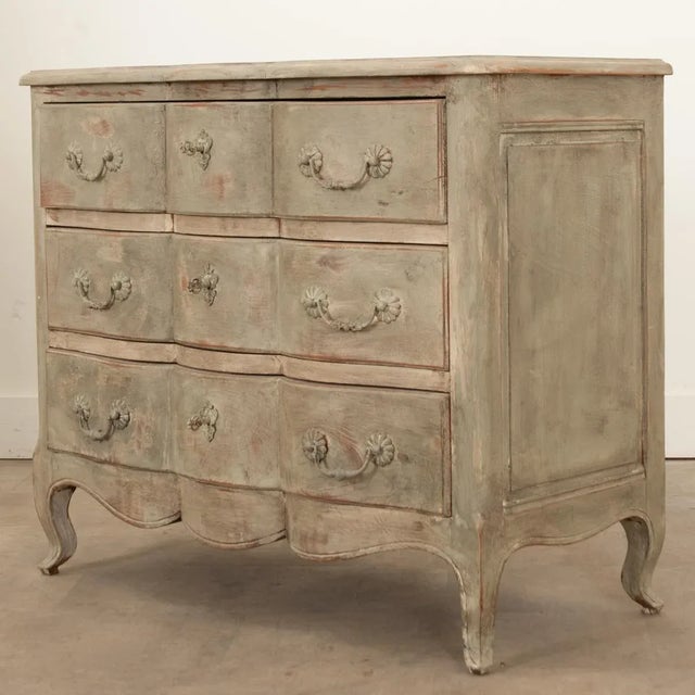 20th Century French Painted Commode | Chairish