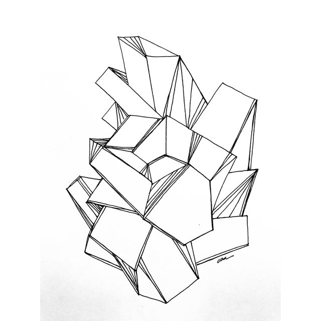"Formations" Original Pen & Ink Drawing | Chairish