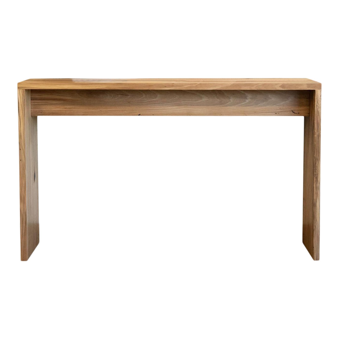 Narrow Console Table in "Satin Walnut" Wood with Box Joints by Alabama ...