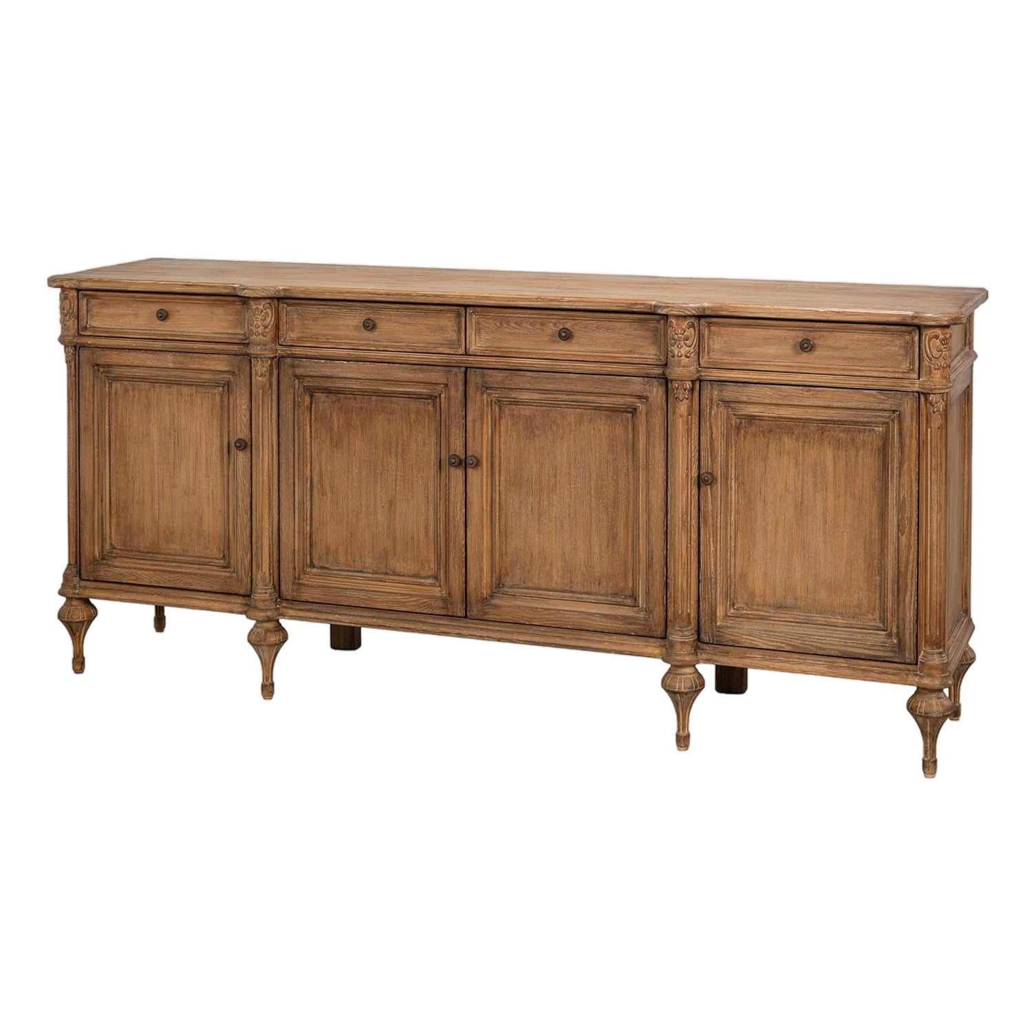 French Provincial Pine Buffet Sideboard | Chairish