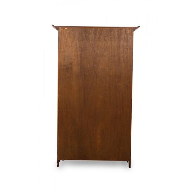 Contemporary Birch Wood Kitchen Hutch / Cabinet | Chairish