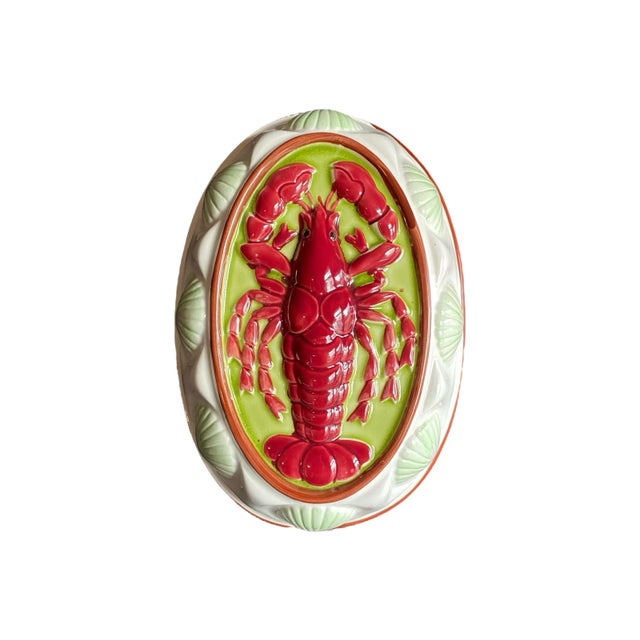 Mid 20th Century Lobster Ceramic Wall Mold | Chairish