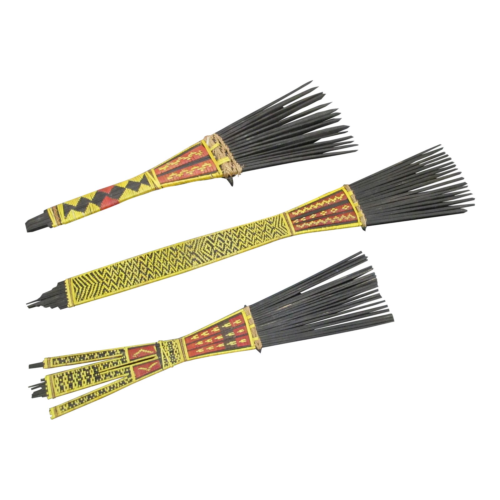 Antique Malaita Solomon Islands Woven Black Palm Frond Ceremony Head ...