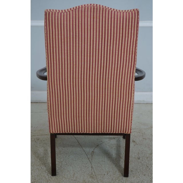 Hickory Chair Upholstered High Back Lolling Chair | Chairish