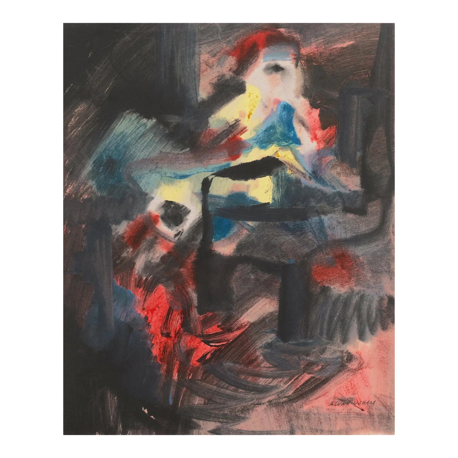 'Abstract' by Alfred A. Cunningham, Marin, Watercolor Artists of San ...