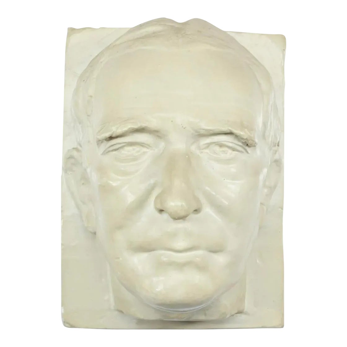 Plaster High Relief Frieze Wall Sculpture Plaque Portrait of a Man ...