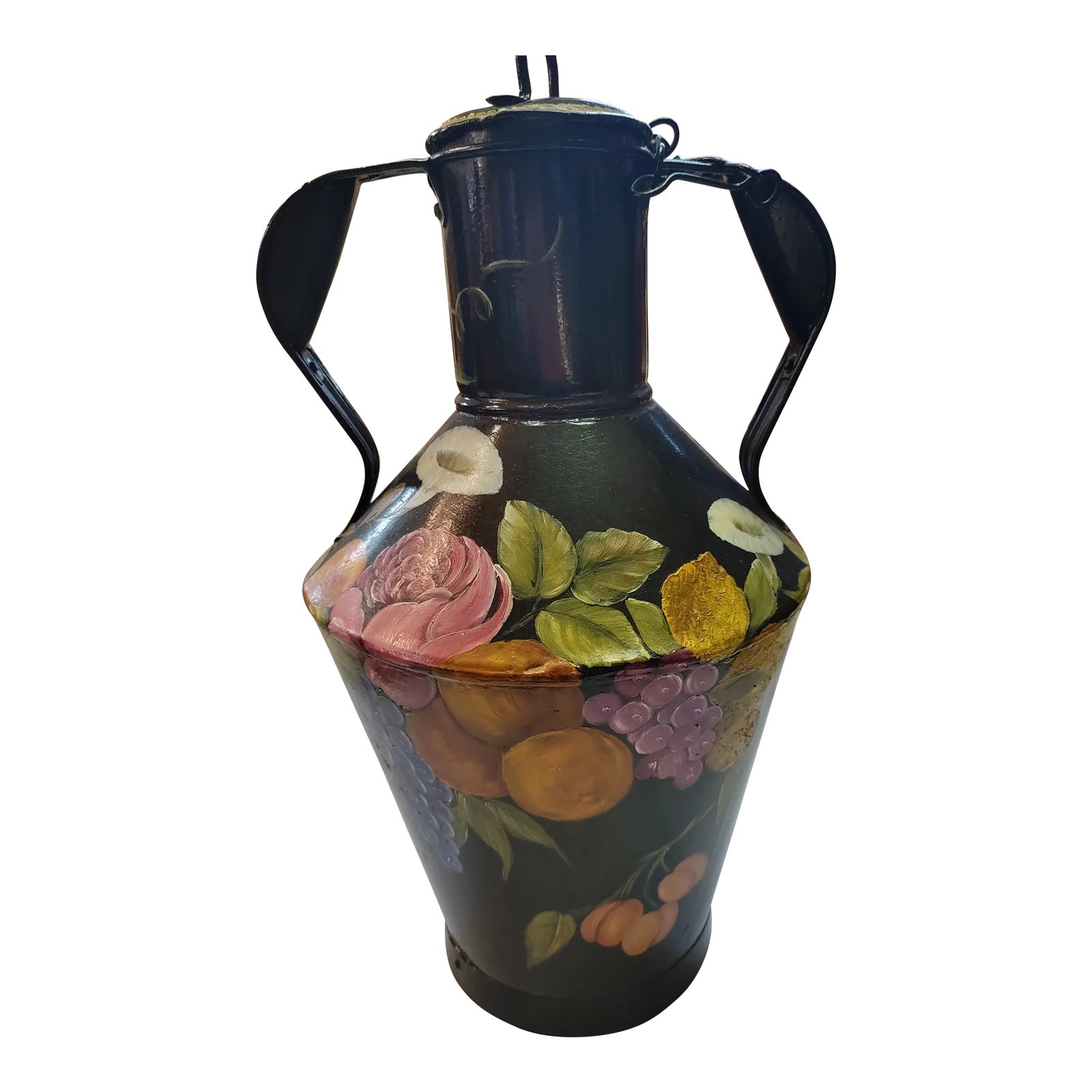 1970s Hand-Painted French Jug | Chairish