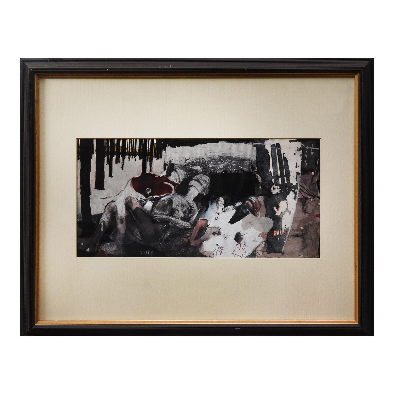 1990s Mixed-Media Lithograph Reproduction Print | Chairish