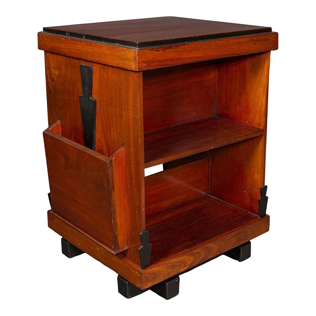 1930s Art Deco Vintage Rotary Bookcase, English, Rotating Book Shelf ...