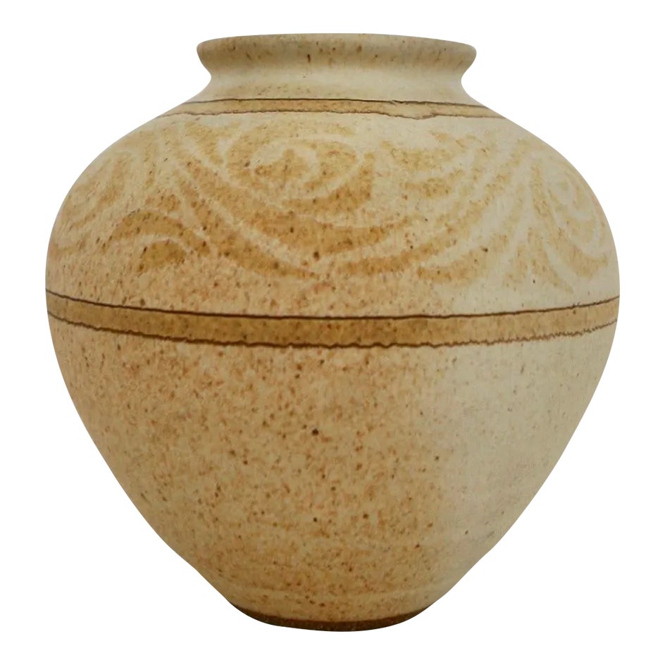 1960's Mid-Century Modern California Pottery Vase | Chairish