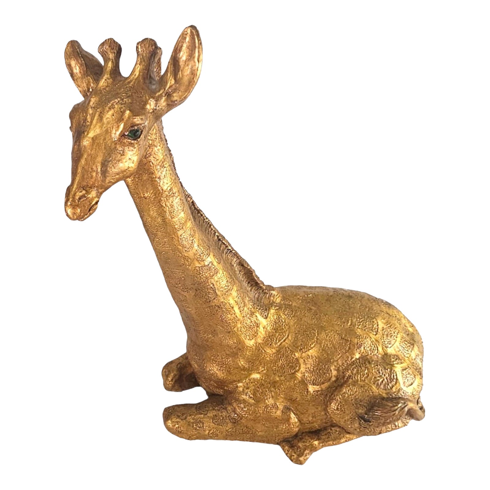 Giraffe Chalkware Regency Statue Figure 25" | Chairish