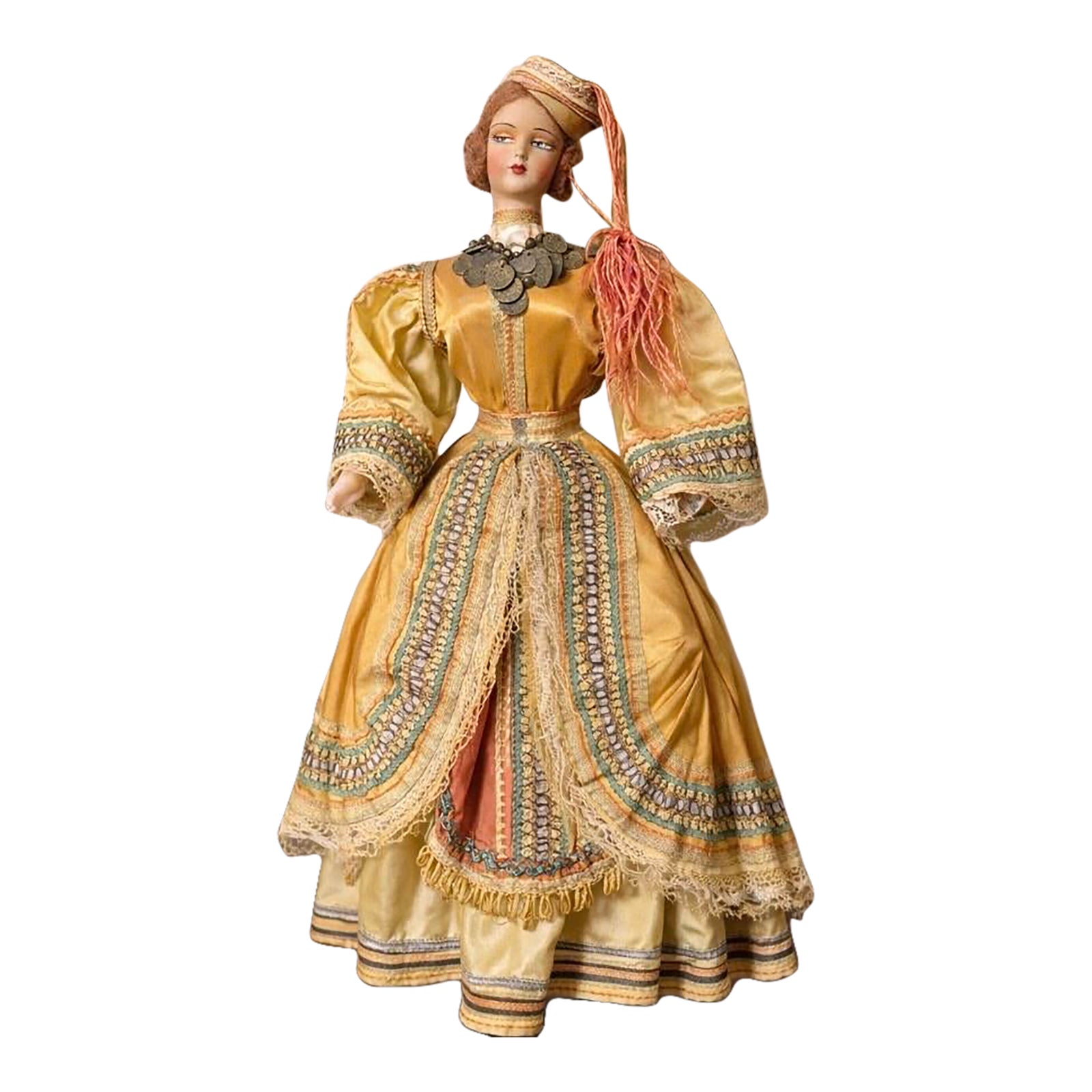 1920s Decorative Boudoir Doll With Original Costume | Chairish