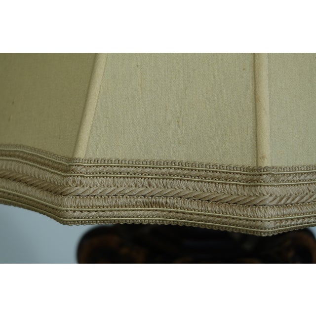 Chelsea House Italian Carved Wood Continental Table Lamp | Chairish