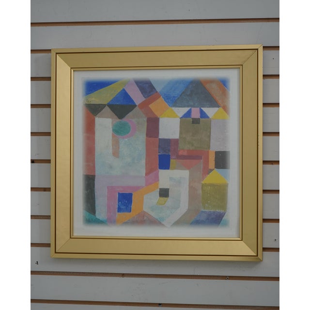 Pair Professionally Framed Modern Print Artwork | Chairish