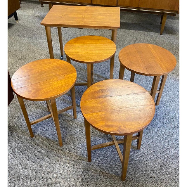 Set of Vintage Teak Nesting Tables C.1960 | Chairish