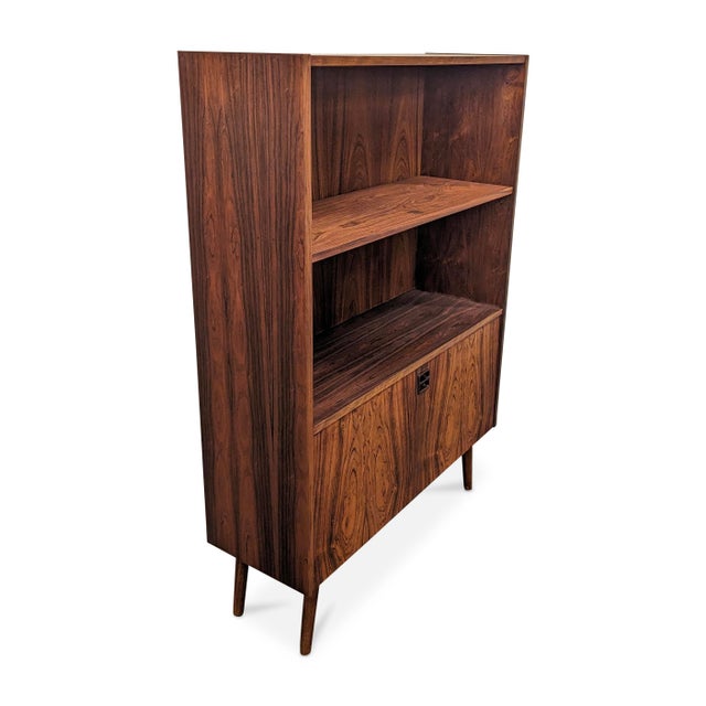 1950s Rosewood Bookcase | Chairish