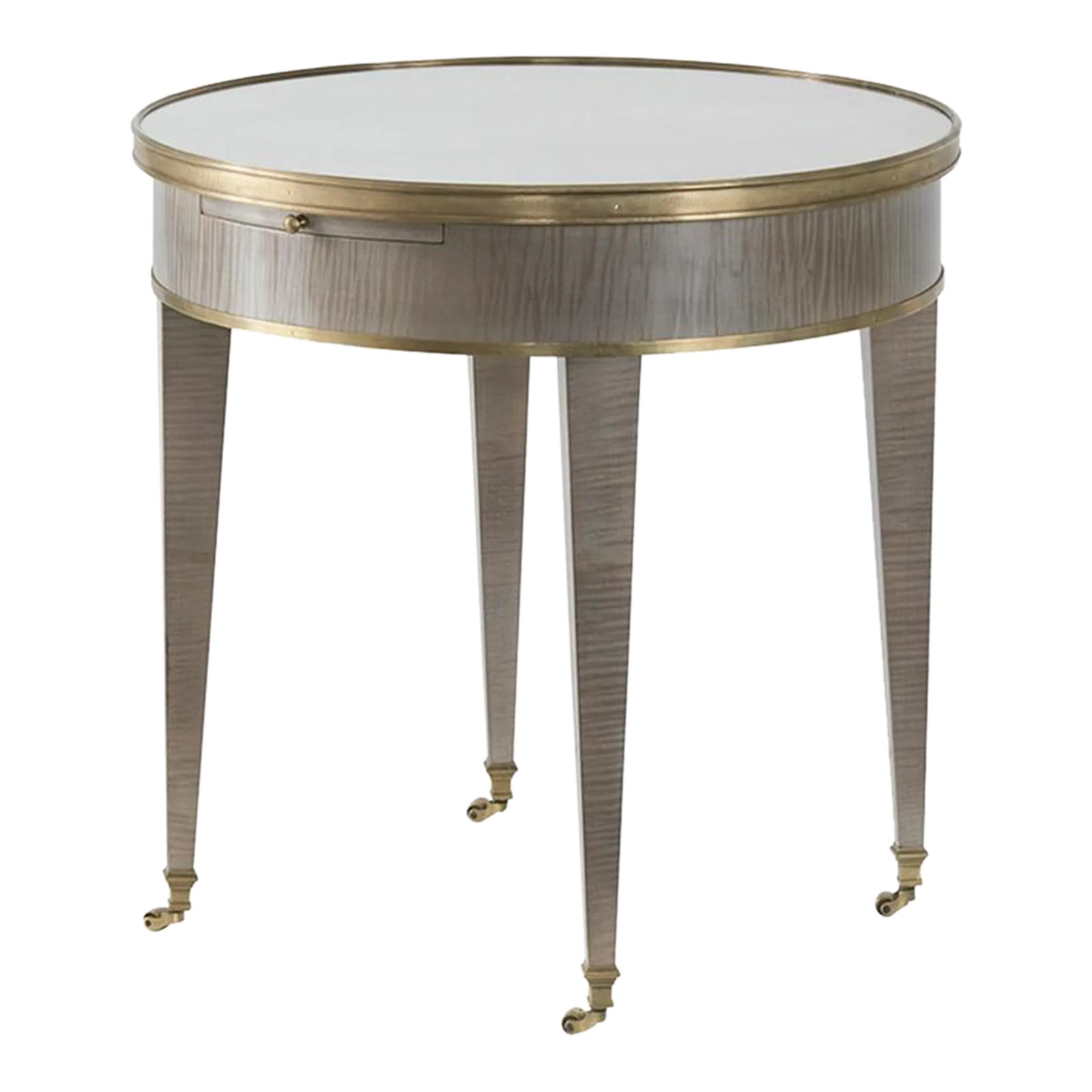Modern Neo Classic Round Side Table | Chairish
