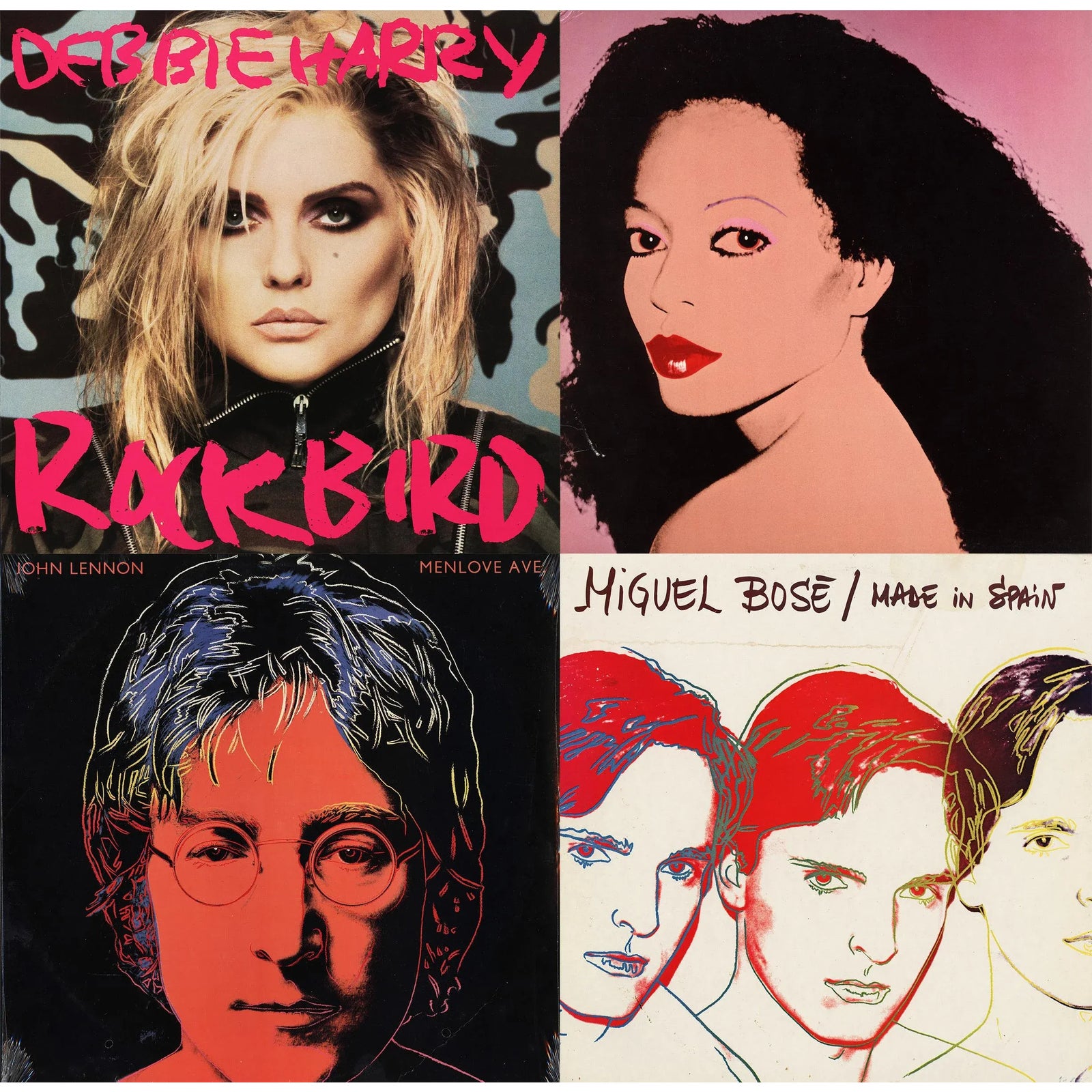 Original Andy Warhol Record Cover Art - Set of 4 | Chairish