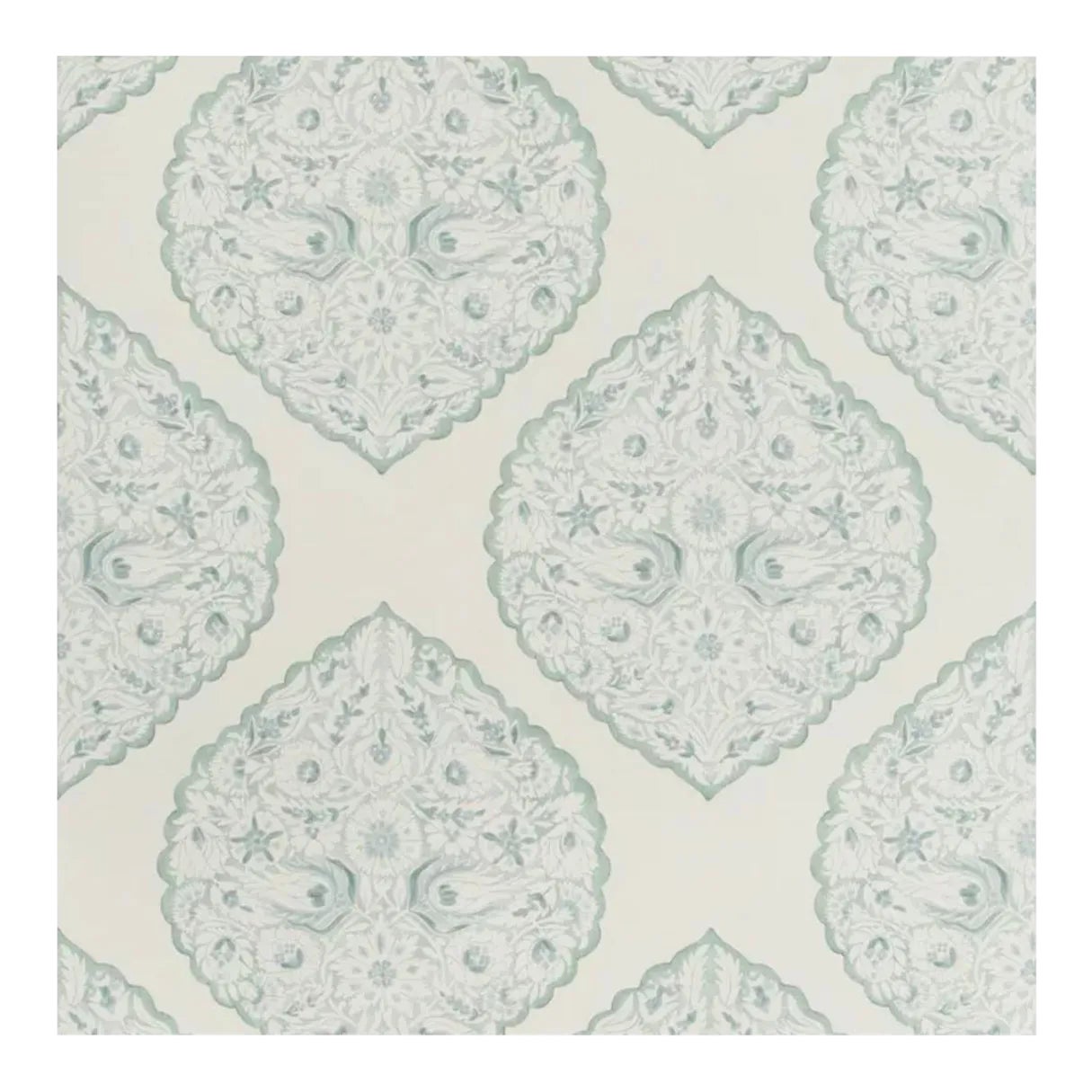 Lee Jofa Lido Paper Mist Wallpaper - Set of 4 Rolls | Chairish