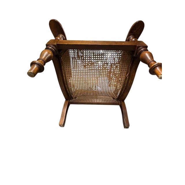 Early 1900’s Anglo British Plantation Chair & Stool | Chairish