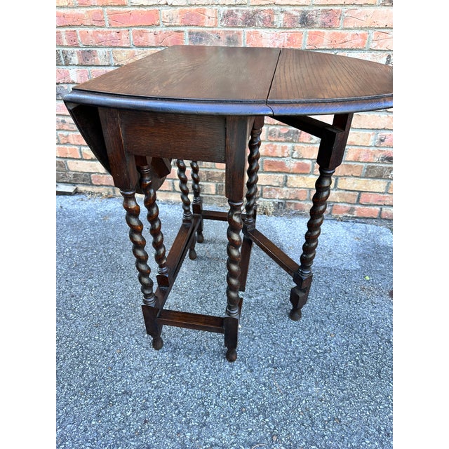Antique English Gate Leg Table | Chairish