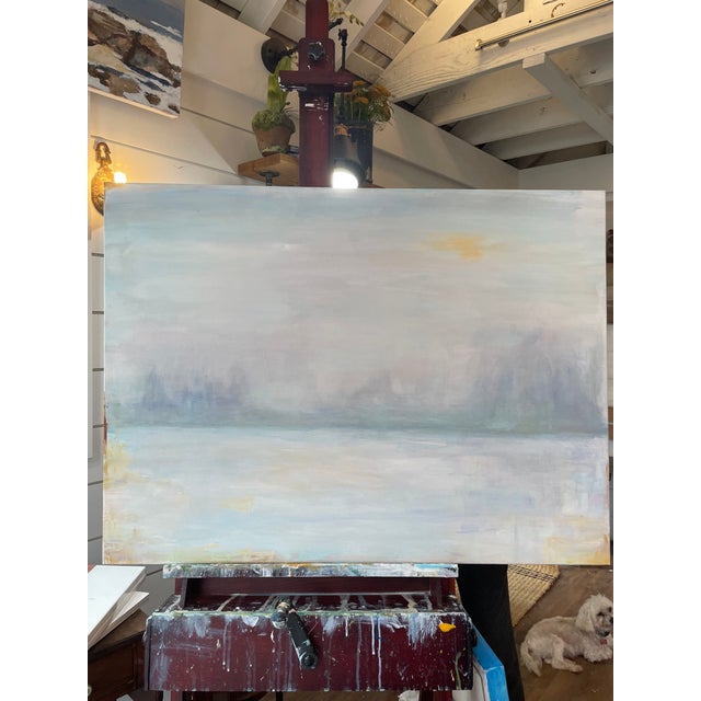 “Misty City” Original Painting by Tracey L Brittis | Chairish