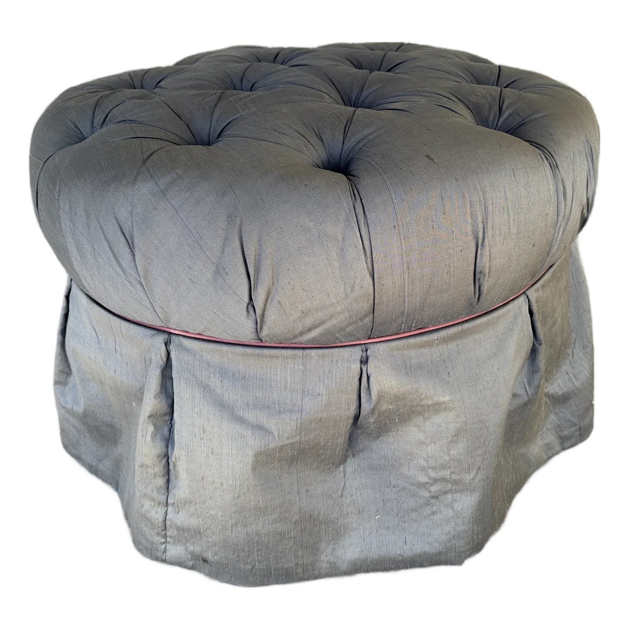Baker Furniture Tufted Pillow Top Foot Stool | Chairish