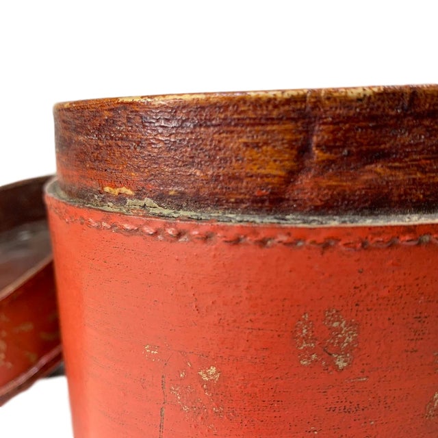 Late 19th Century Shanxi Provence Chinese Red Lacquered Leather Teapot ...