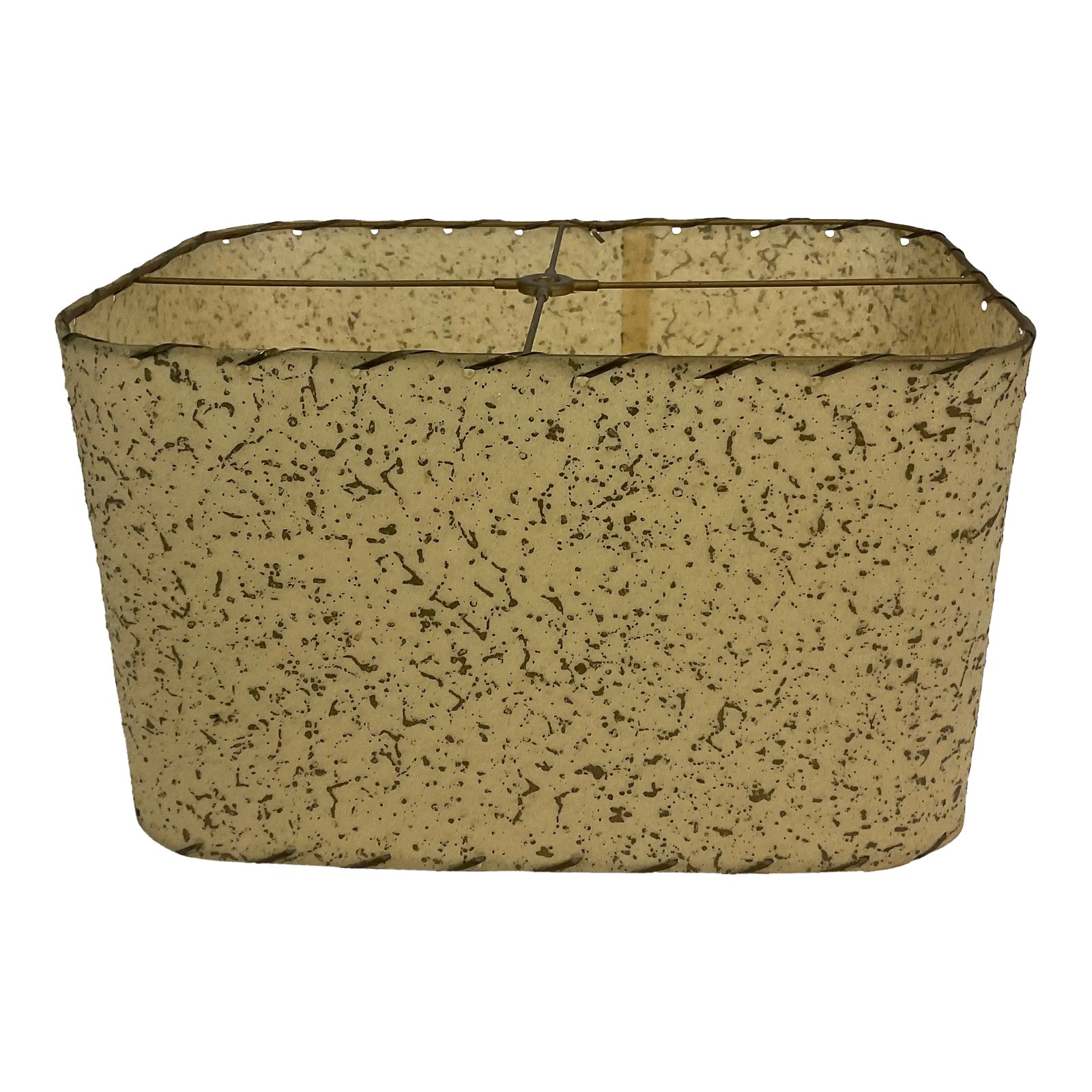 1940s Mid-Century Atomic Fiberglass Lamp Shade With Splatter Pattern ...