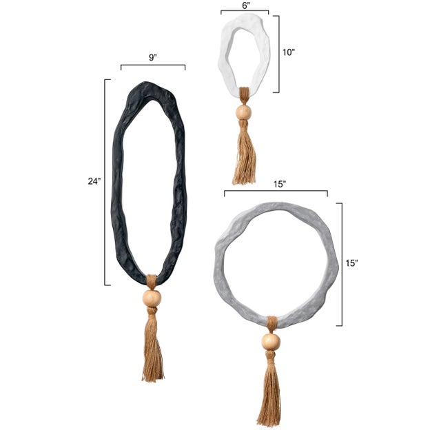 Mirage Abstract Wall Art - Set of 3 | Chairish