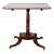 19th Century Antique Regency Tilt Top Table With Wheeled Base | Chairish