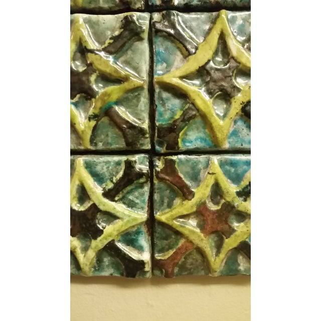 1970s Ceramic Tile Art | Chairish