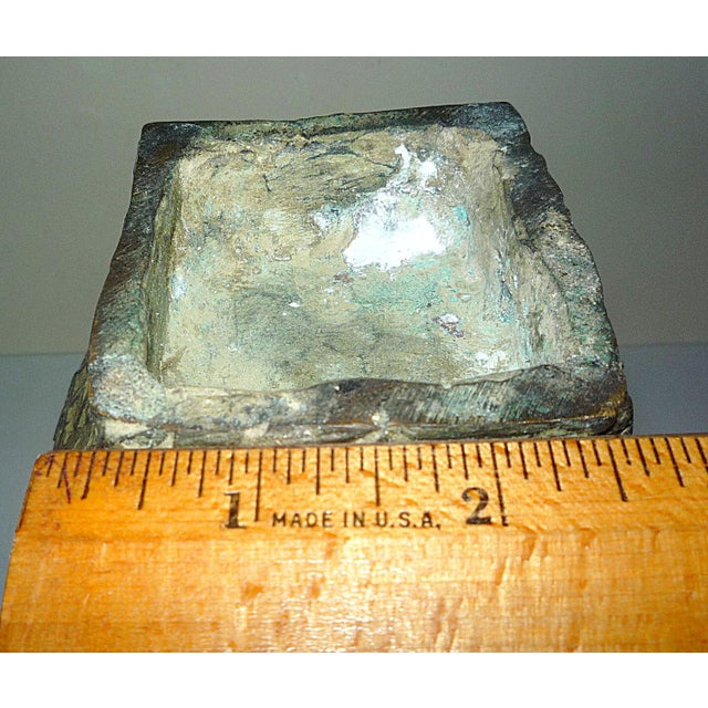 Vintage Chinese Han-Dynasty Style Cast & Embossed Bronze Hu Vase | Chairish