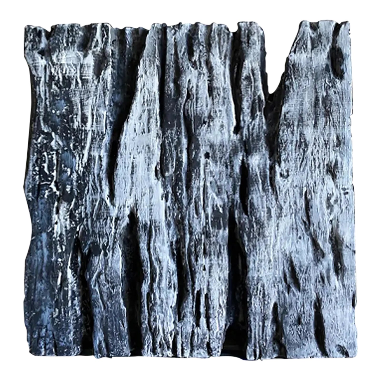 Free Form Abstract Minimalist Clay Plaster Art | Chairish