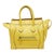 Celine Yellow Leather Mini Luggage Tote | Chairish