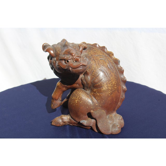 Japanese Foo Dragon Figure | Chairish