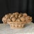 French Natural Carved Wood Centerpiece Fruit Cornucopia | Chairish
