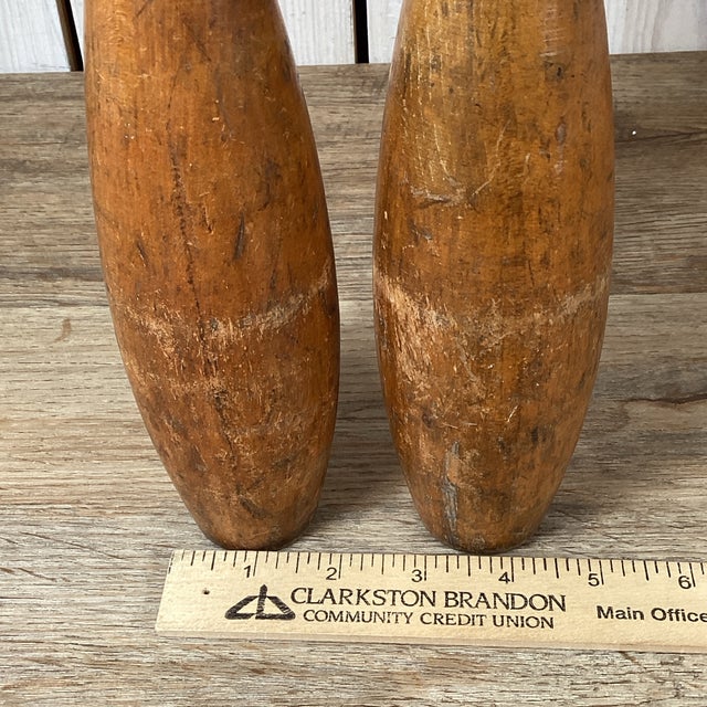 Antique Indian Clubs- Set of 2 | Chairish