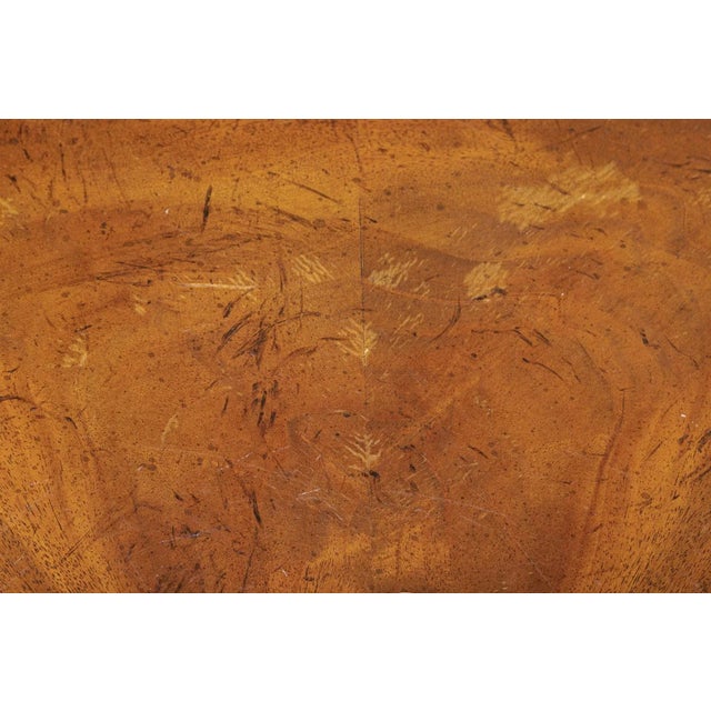 Late 20th Century Vintage Drexel Heritage Round Walnut Pedestal Accent ...