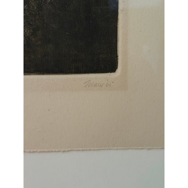 Robert Ernst Marx "Child Alone W/ Flower" Original Etching (1965 ...