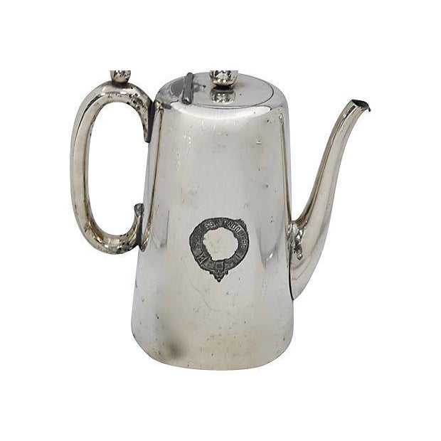 1940s World War 2 Historical Steam Ship Teapot | Chairish