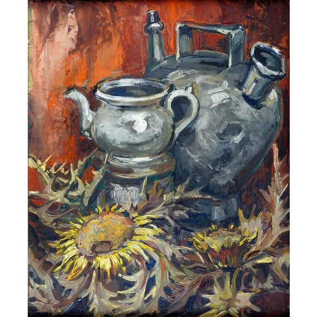 French Impressionist Still Life Painting | Chairish