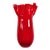 Monumental Ruby Red Italian Murano Art Glass Vase by Venini | Chairish