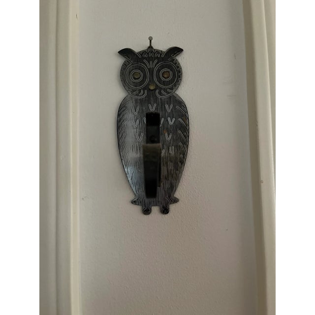 Vintage House Gong for Wall Mounting, Owl Plate With Three Copper ...