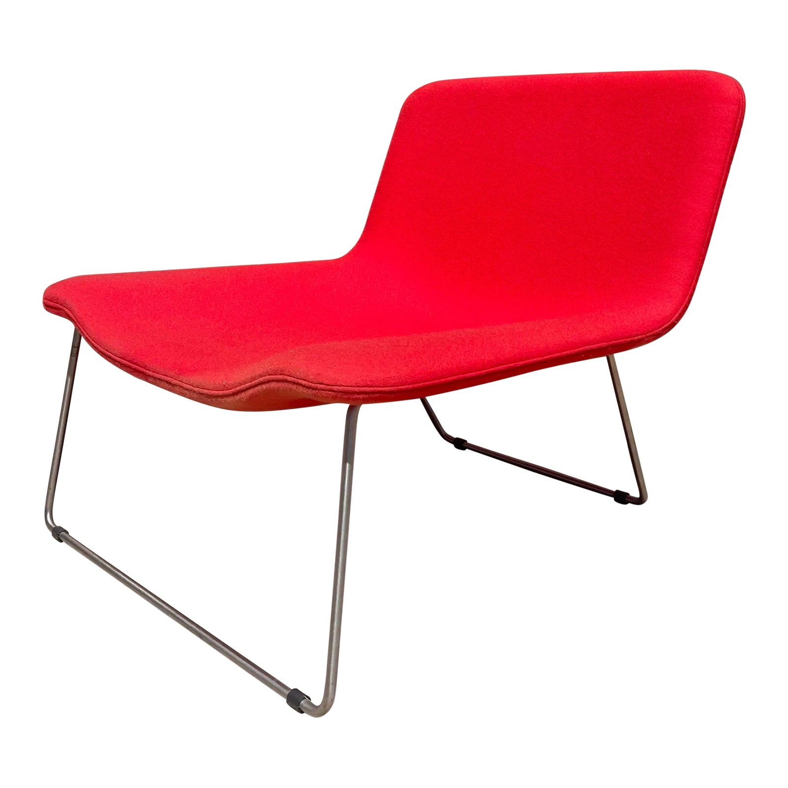 1990s Postmodern Italian Capellini Spring Lounge Chair | Chairish