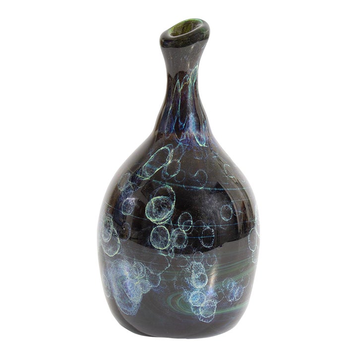 1973 Seattle Glasshouse Studio Art Glass Bud Vase by Eric Brakken and ...