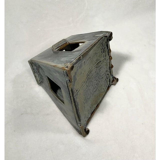 Vintage Decorative Mid-Century Modern Angular Ceramic Pottery Decor ...
