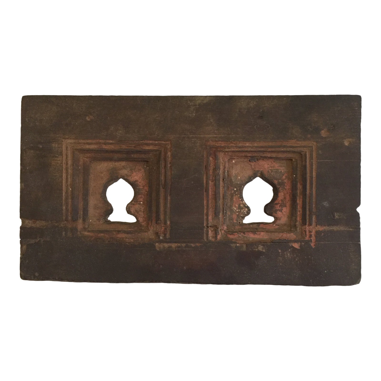 Antique Indian Carved Decorative Window Frame | Chairish