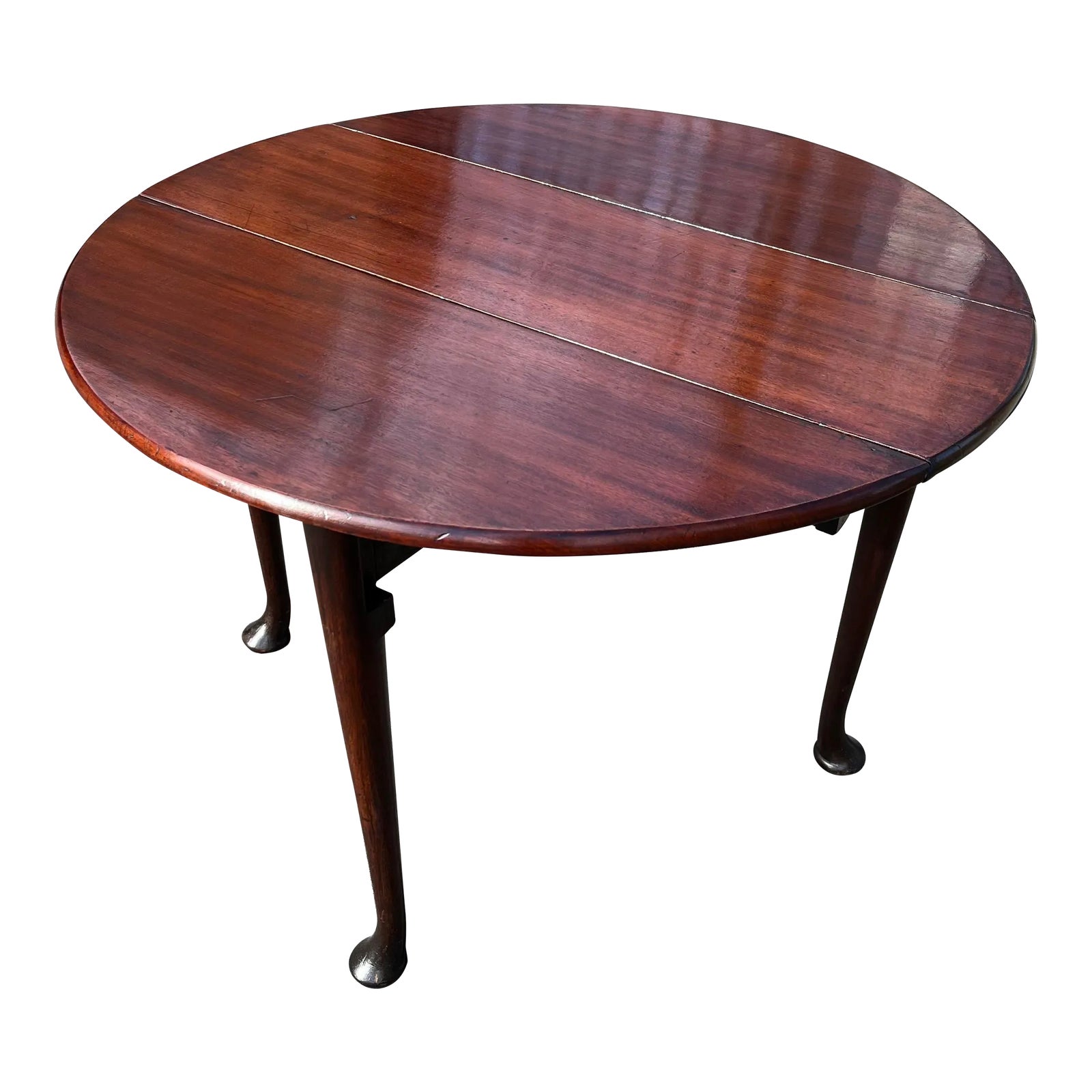 Antique Georgian Mahogany Gate-Leg Table | Chairish