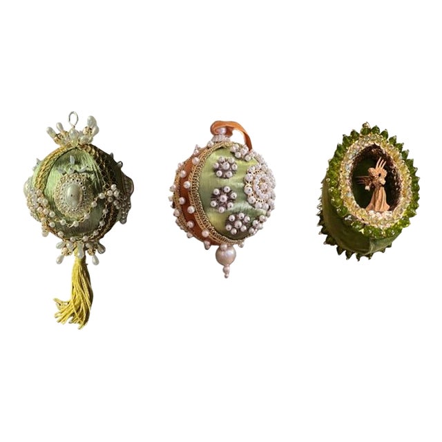 1970s Vintage Assorted Push Pin Ornaments | Chairish